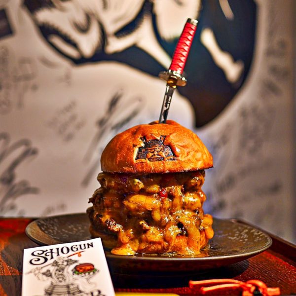 Eat Your Burgers Japanese-Style With A Samurai Sword At SHOGUN BURGER ...