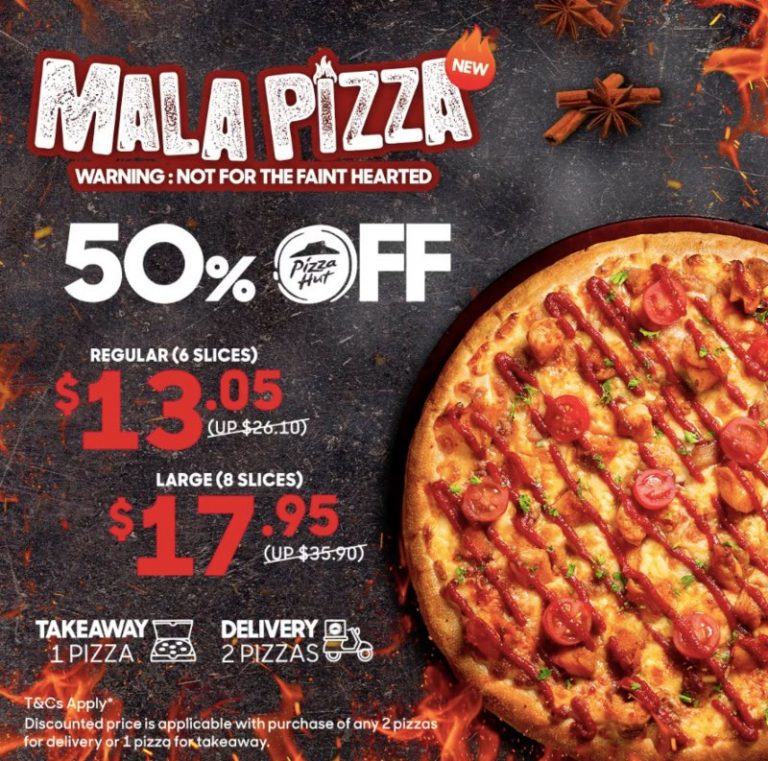 Have A Fiery Good Time With Pizza Hut SG’s New Mala Pizza Avail Now