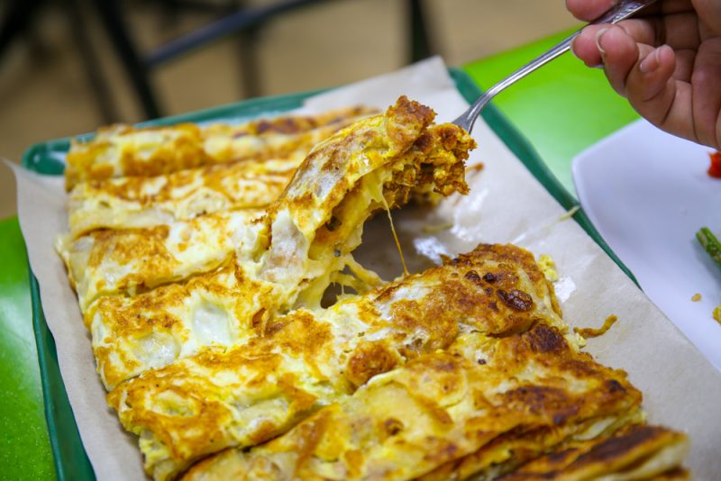 Marhaba Murtabak Restaurant: Giant cheesy murtabak and roti john at ...
