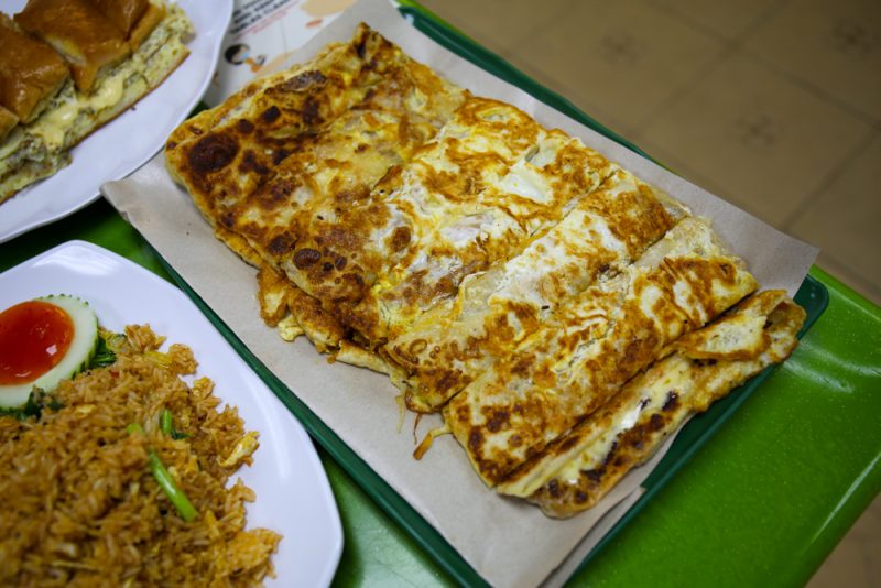 Marhaba Murtabak Restaurant: Giant cheesy murtabak and roti john at ...