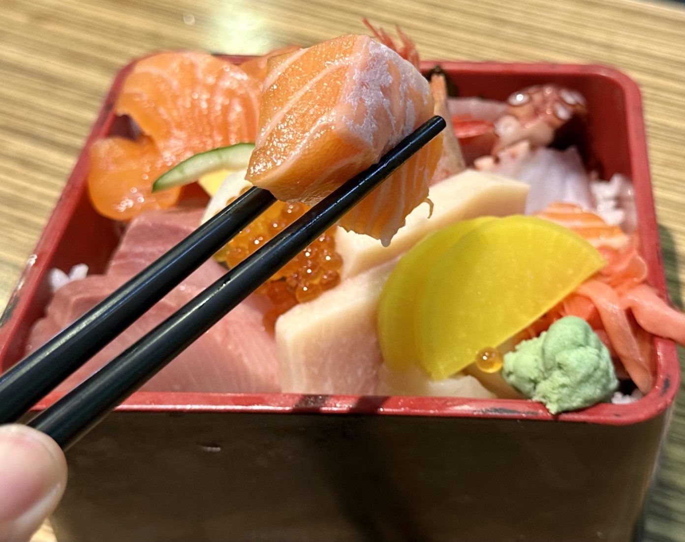 Wasabi Tei: Hidden gem selling thick slabs of salmon sashimi found in ...