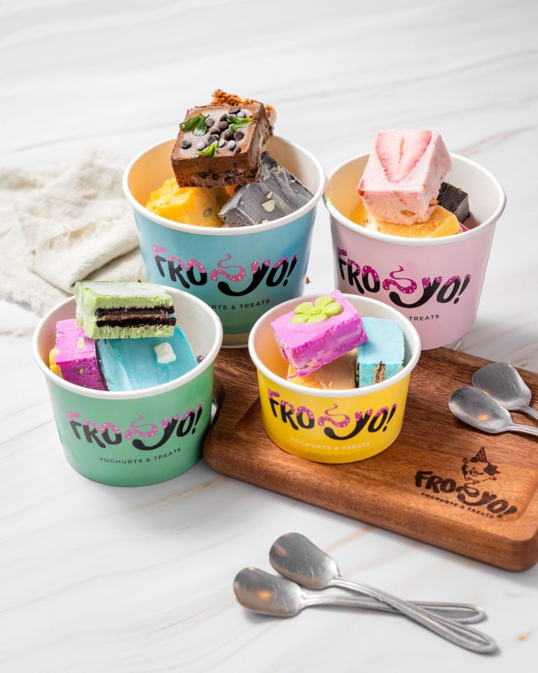New in town: Fro~Yo! — Dessert parlour with frozen yoghurt cubes ...