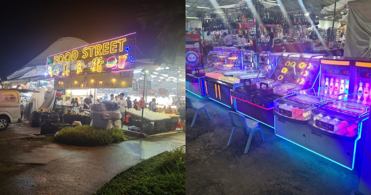 Sembawang pasar malam with over 14 stalls & carnival rides open till 1 ...