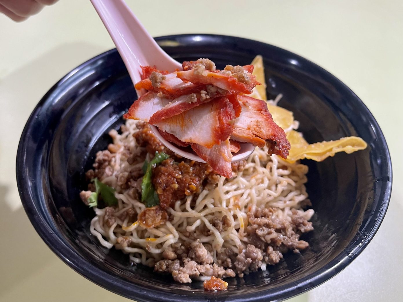 One Ton Mee: Authentic Sarawak Kolo Mee with incredibly generous ...