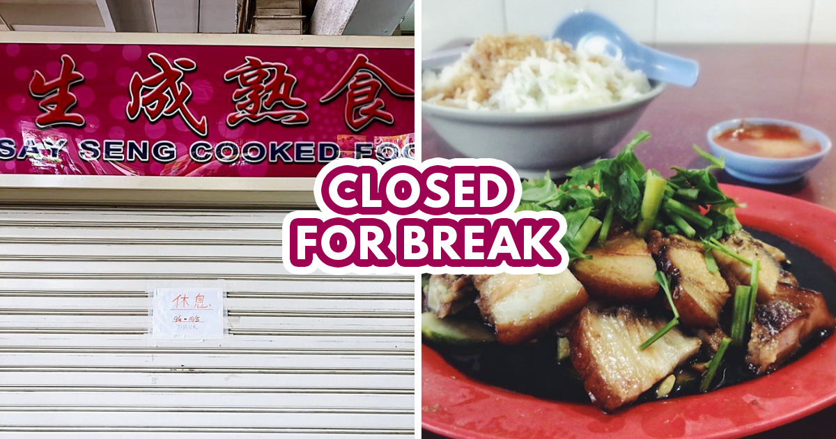 Say Seng Cooked Food will be temporarily closed till 10 May 2023 ...