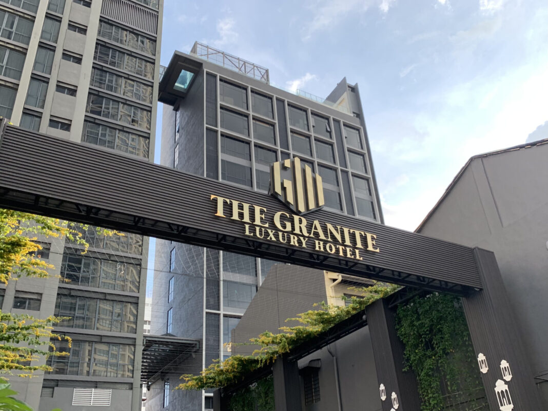 The Granite Luxury Hotel, Penang: Spacious rooms, a see-through pool ...
