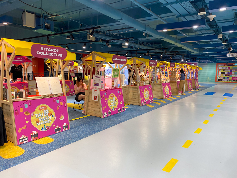 Tai好Wan Market having booths with games and tarot card reading at GR.iD ...