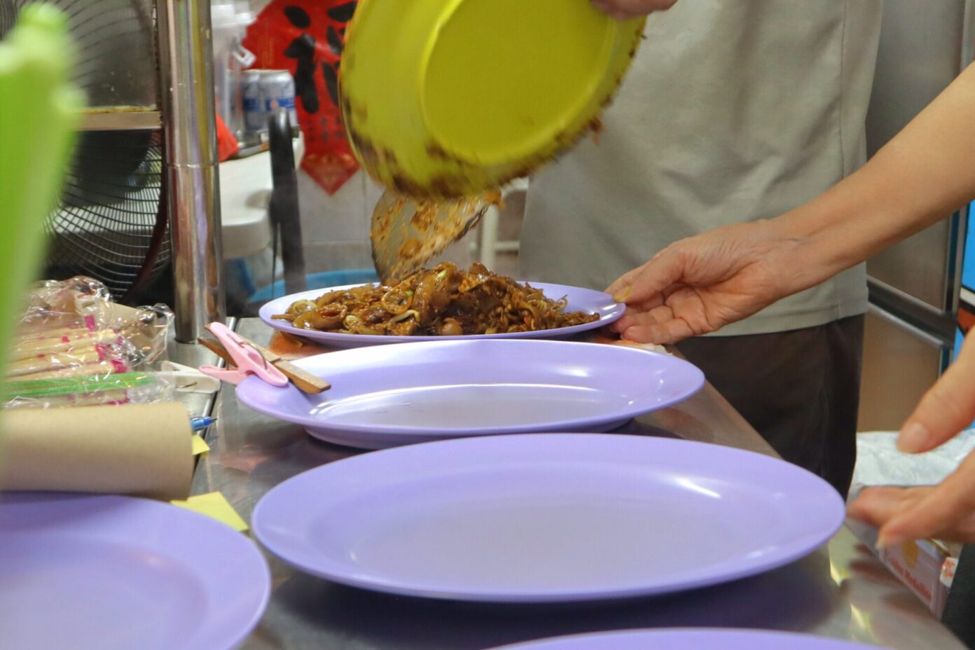 Armenian Street Char Kway Teow: Pork lard-laden plates of char kway ...