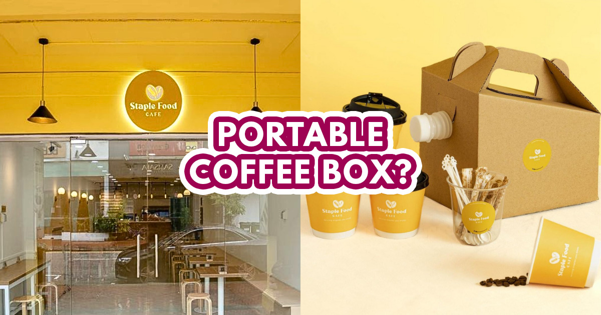 Staple Food Café revamps with cute portable coffee box & limited-time ...