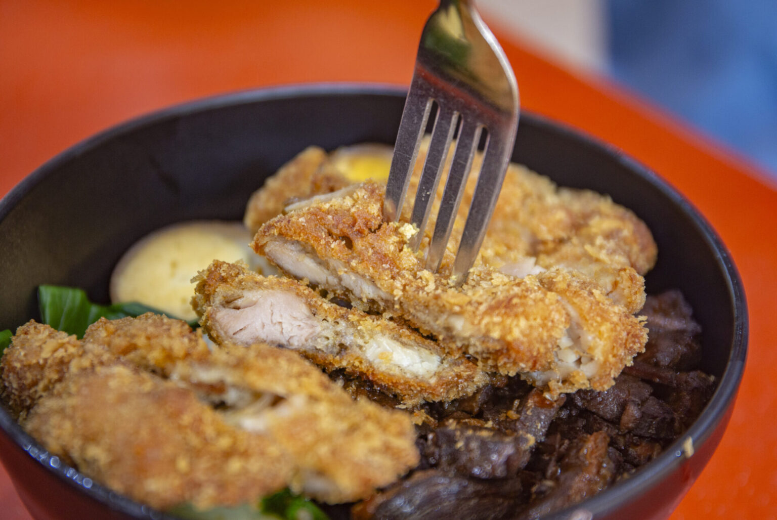 Chi Huo 吃货: Super value rice bowls with braised pork, fried ebi ...