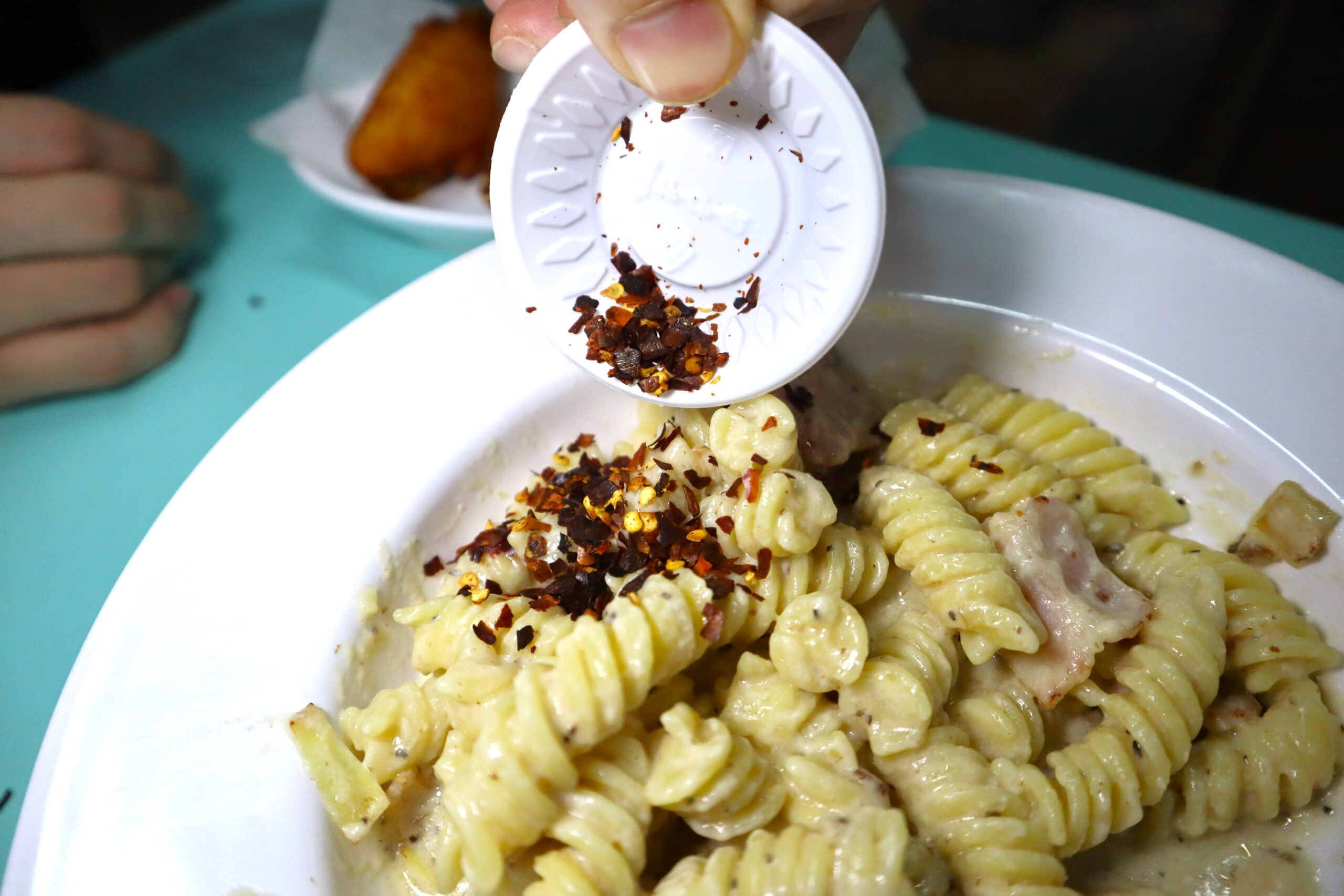 [CLOSED] Just Pasta: Hawker stall selling bacon carbonara, prawn aglio ...