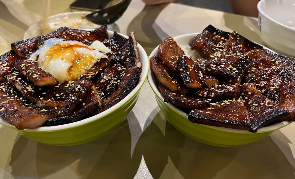 Senya serves mouthwatering Japanese pork don & fatty salmon belly ...