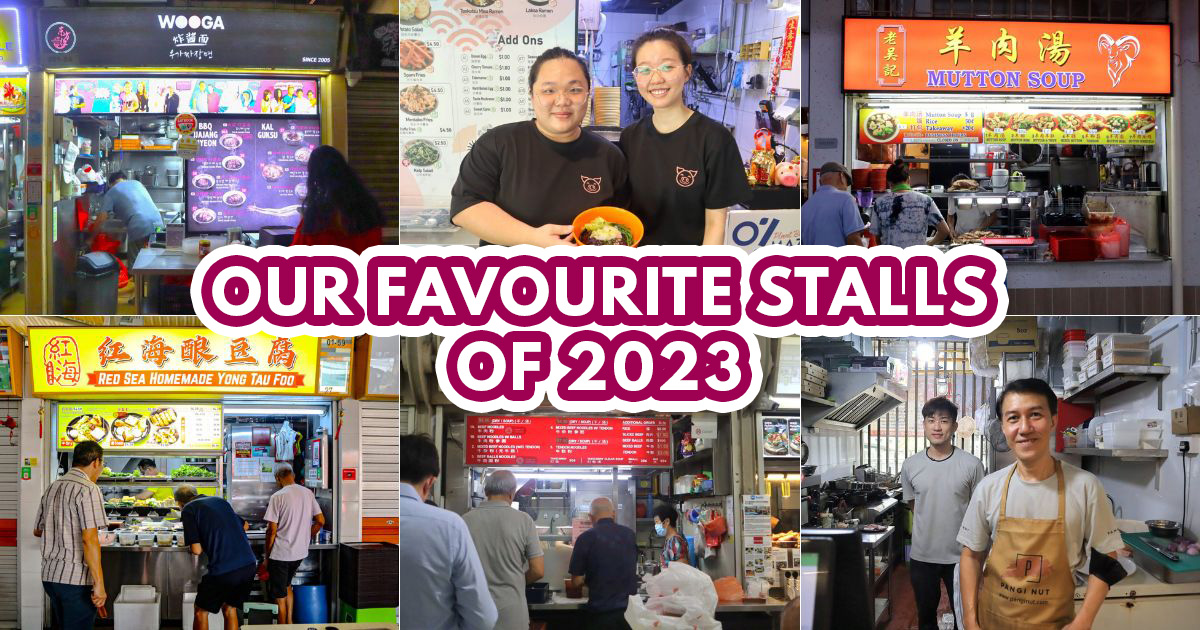 A round-up of 2023's best hawker food spots found in Singapore