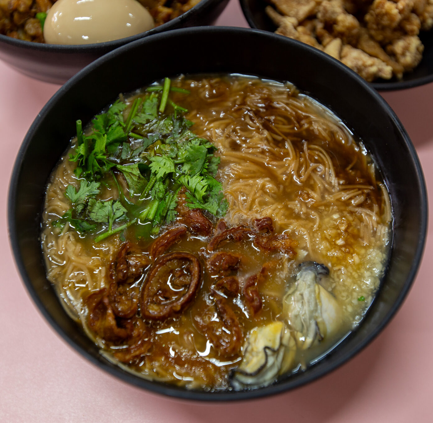Wen Li Taiwanese Food: Mee Sua with oysters and bonito flakes and $5 ...
