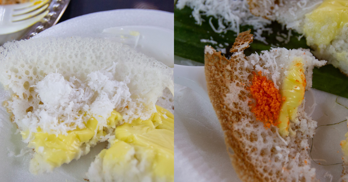 Gs Oli Thosei & Food Stall - $3 cheese appam & thosai with generous ...