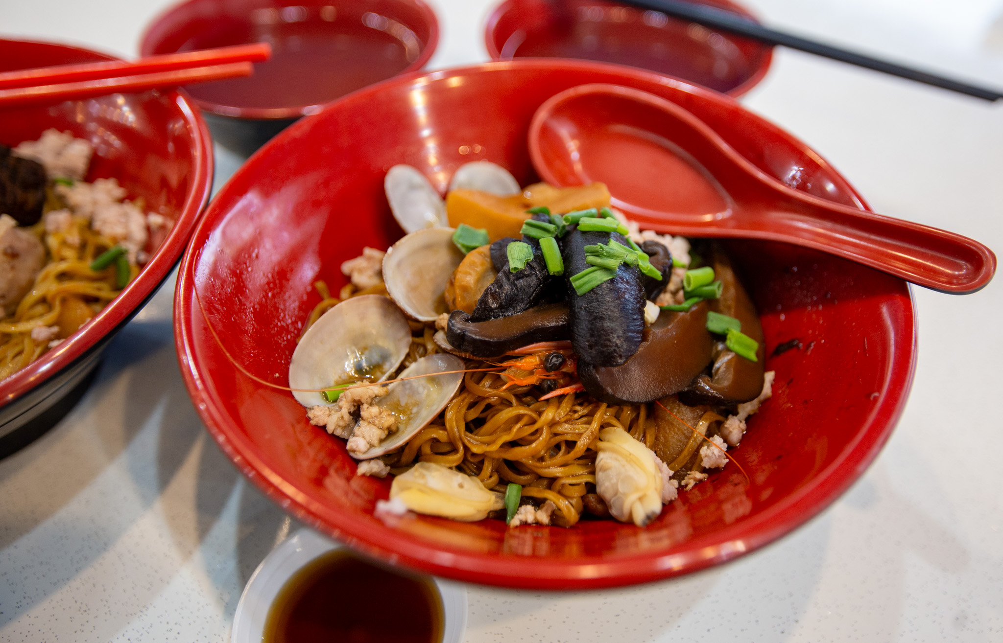 Yong He Seafood Bak Chor Mee: $7 bak chor mee with scallop, abalone ...