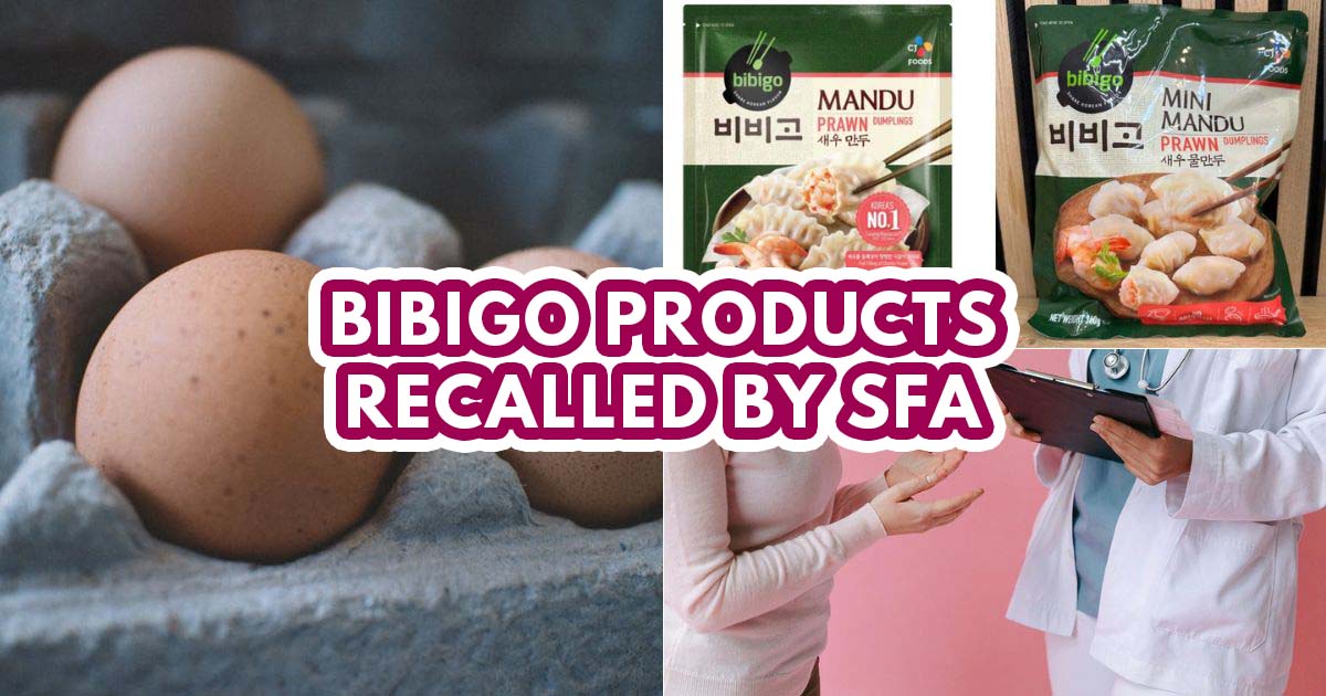 2 Mandu prawn dumpling products from Bibigo failed to declare egg ...