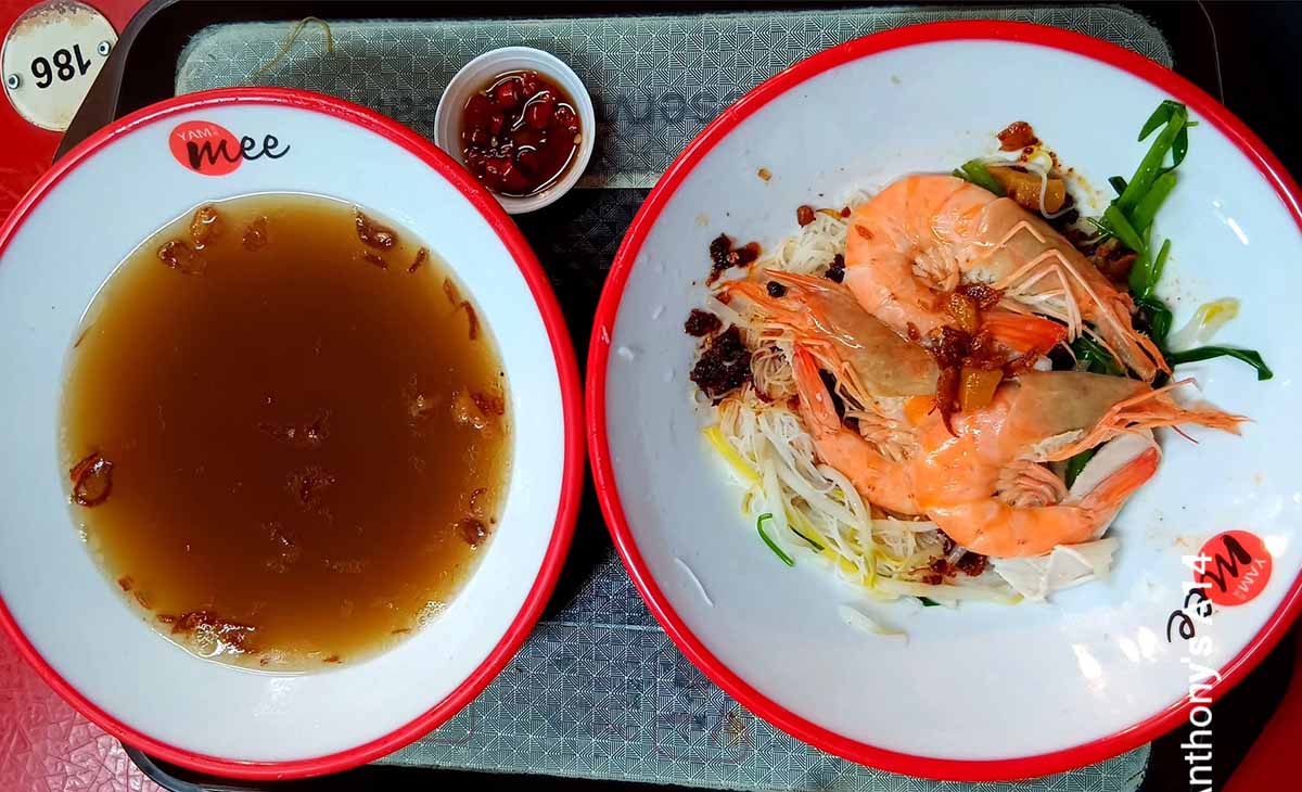 Yam Mee takes over adjacent stall with extended menu, serving prawn ...