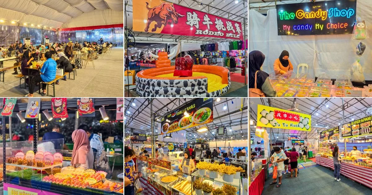 Tampines pasar malam returns with tons of trendy street food & air ...