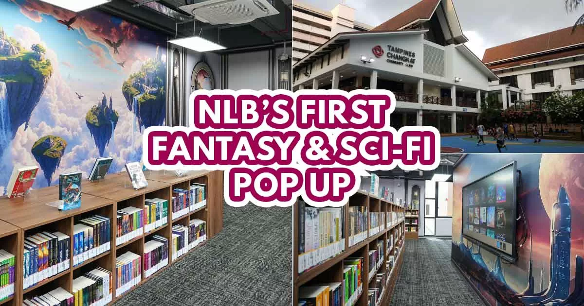 New fantasy & sci fi pop-up library with over 5,000 books