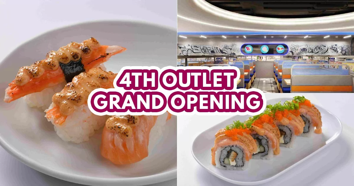 Unlimited $1 sushi promo for 2 days only at Sushi-GO's new outlet
