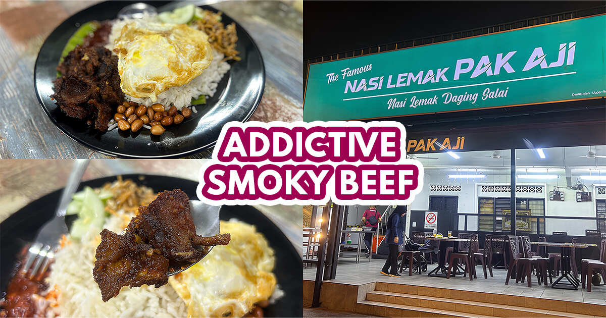 Nasi Lemak Pak Aji: Must-try nasi lemak daging salai in Kg Baru ...