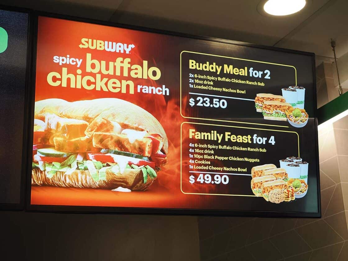 Subway: Can you take the heat? The Spicy Buffalo Chicken Ranch sub ...