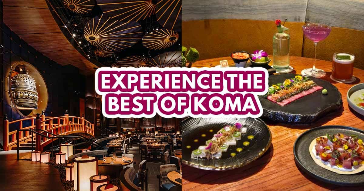 KOMA's Anniversary Menu: 6 years of sensational flavours featuring ...