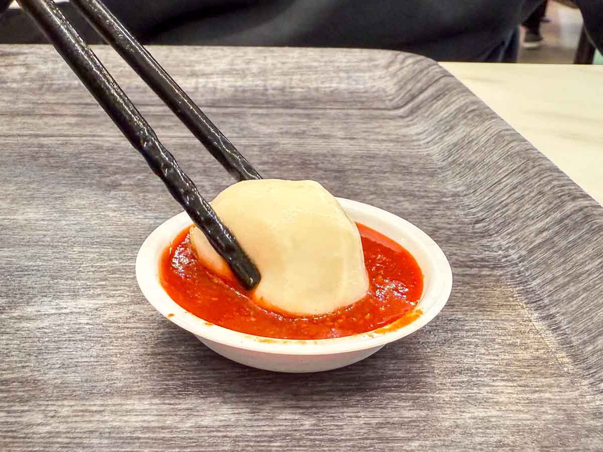 Handmade YTF & flavourful curry noodles at new Lavender hawker