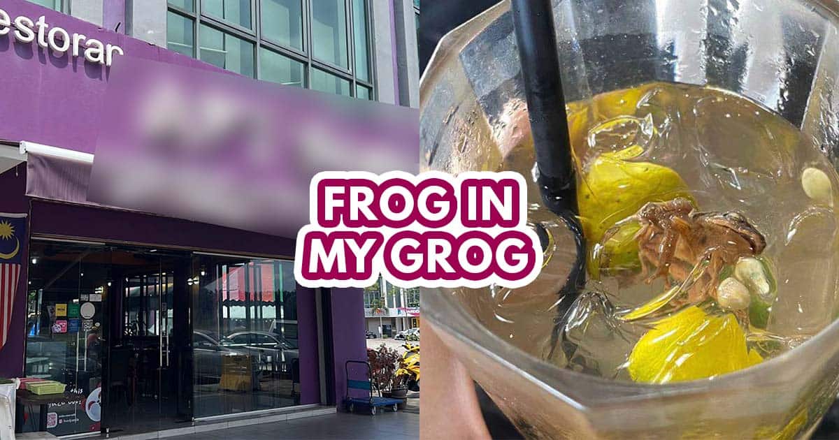 Frog found in asam boi drink at Seremban restaurant, prompting ...