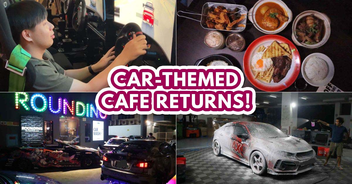 Car-themed cafe, Rounding reopens at Ang Mo Kio after last year's ...
