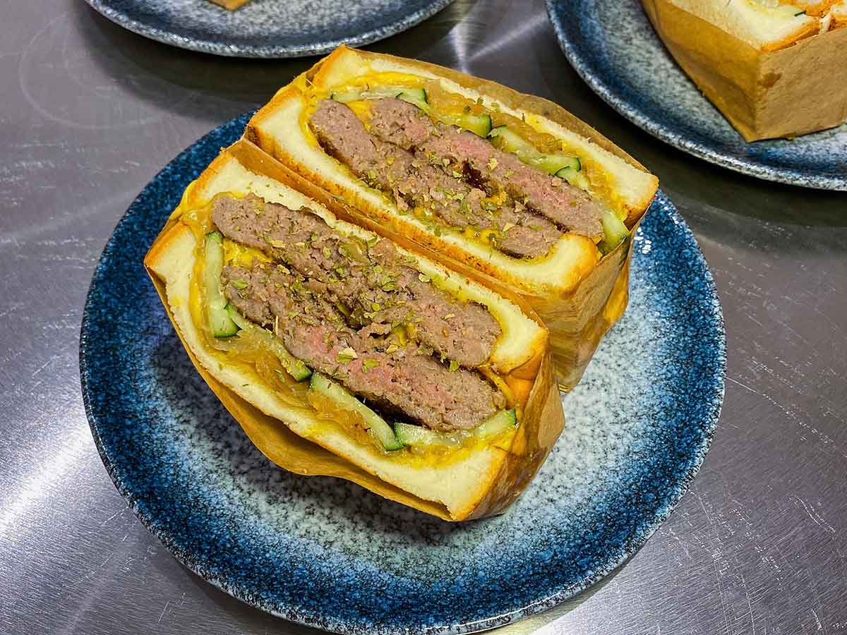 Sando-Icchi: XL beef steak & shrimp tempura sandos making waves at ...