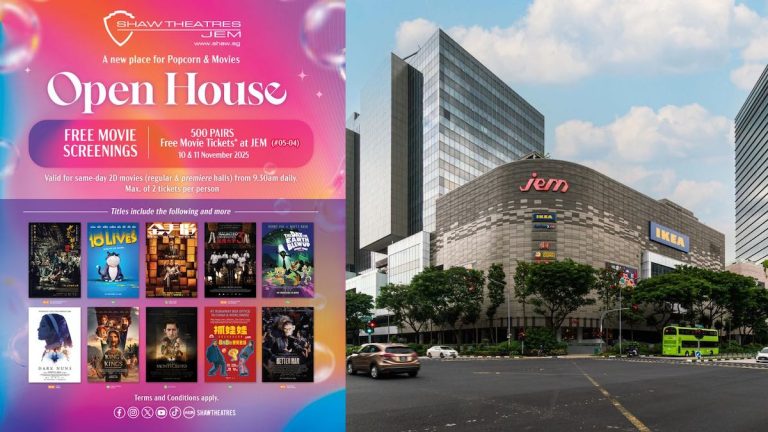 Free movie tickets at Shaw Theatres Jem on 10 & 11 Nov - SETHLUI.com