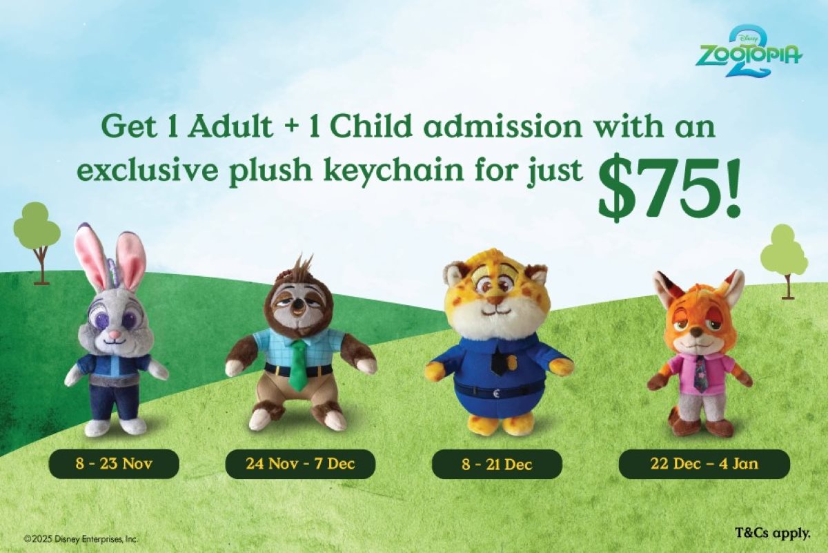Step into Zootopia & more at Mandai Wildlife Reserve from 8 Nov ...