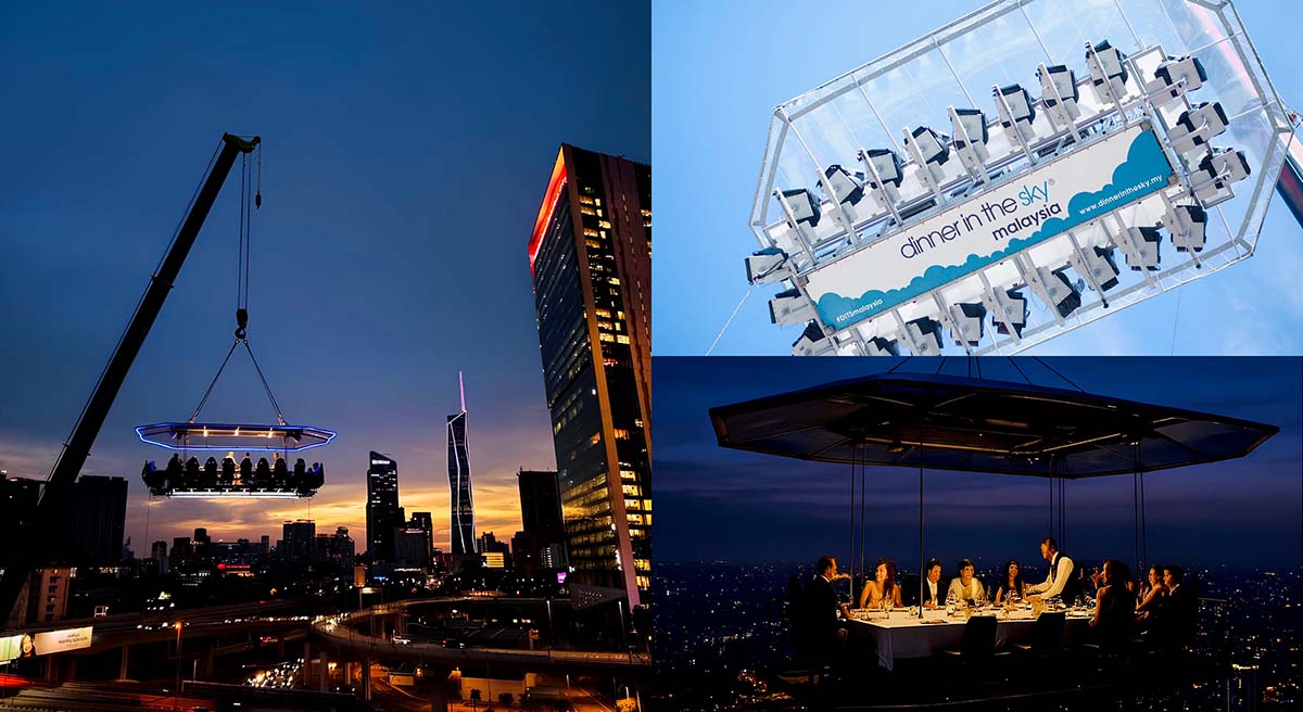 Dinner in the Sky Malaysia returns for a limited time — dine 50m above ...