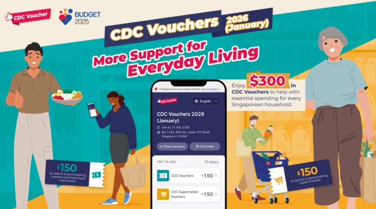 Another $300 CDC Vouchers can now be claimed by Singaporean households ...