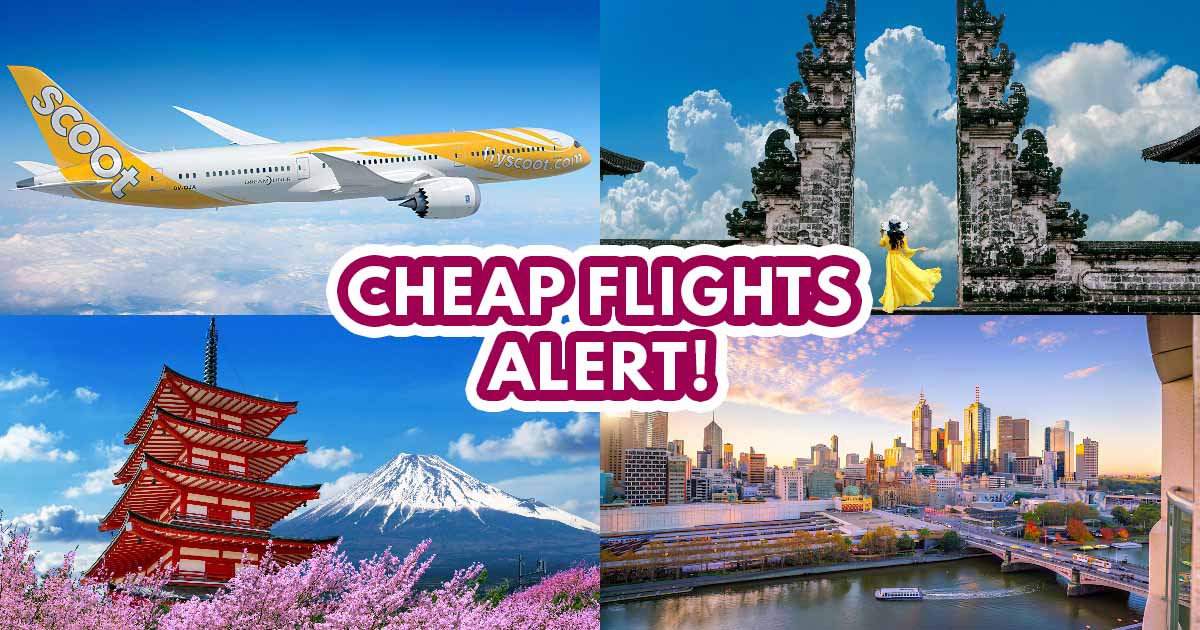 Scoot’s sale alert! Flights from $71 to Japan, Bali, Australia & more ...